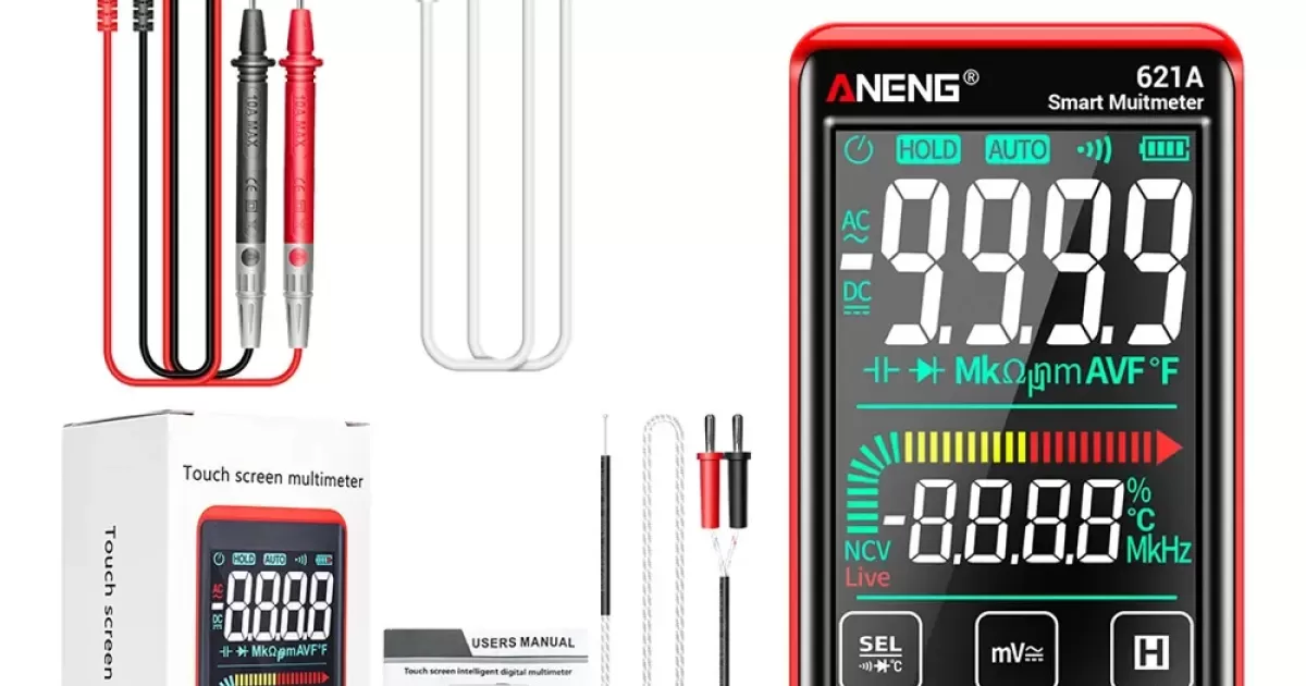 ANENG 621A Multimeter 9999 Counts Smart Digital | Anengmultimeterstore.com