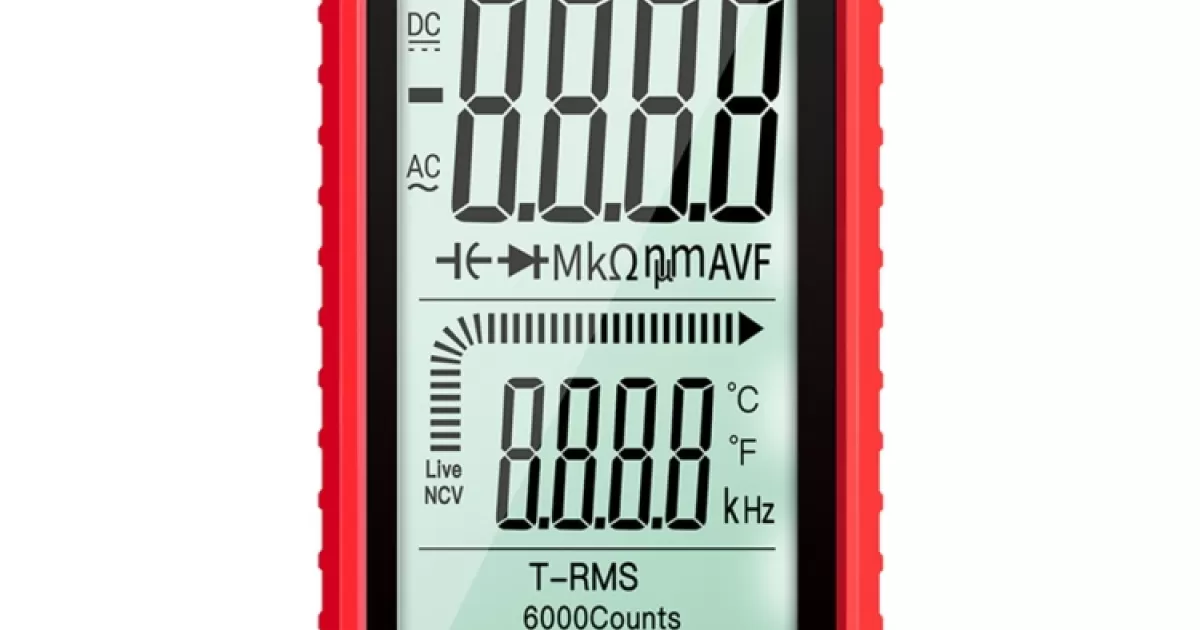 ANENG 620A Multimeter Digital Testers 6000 Counts ...