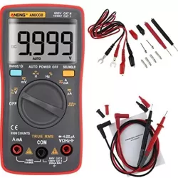 ANENG AN8008 Digital Multimeter 9999 Counts Auto/Manual Ranges - ANENG ...
