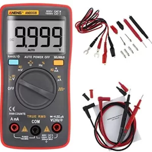 ANENG AN870 Digital Multimeter 19999 Counts Transistor Tester ...