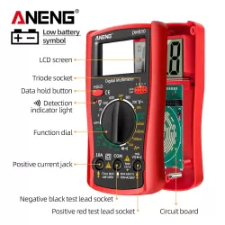ANENG DM850 Digital Multimeter 1999 Counts AC/DC Votage tester | ANENG ...