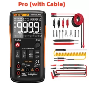 ANENG ST180 Clamp Multimeter 4000 Counts AC and DC Voltage Multimeter ...