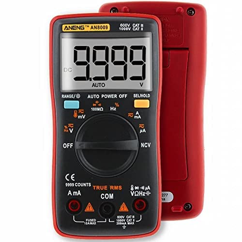 ANENG AN8008 Digital Multimeter 9999 Counts Auto/Manual Ranges - ANENG ...
